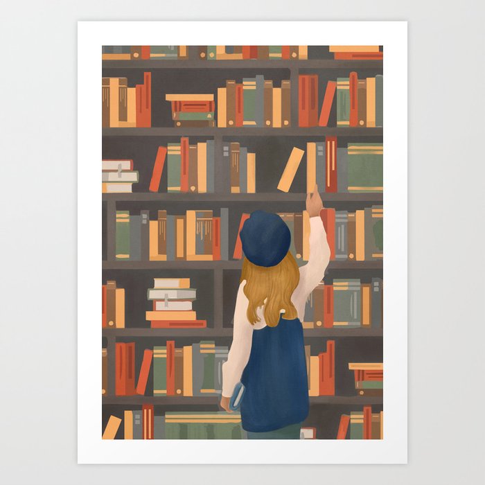 library poster art