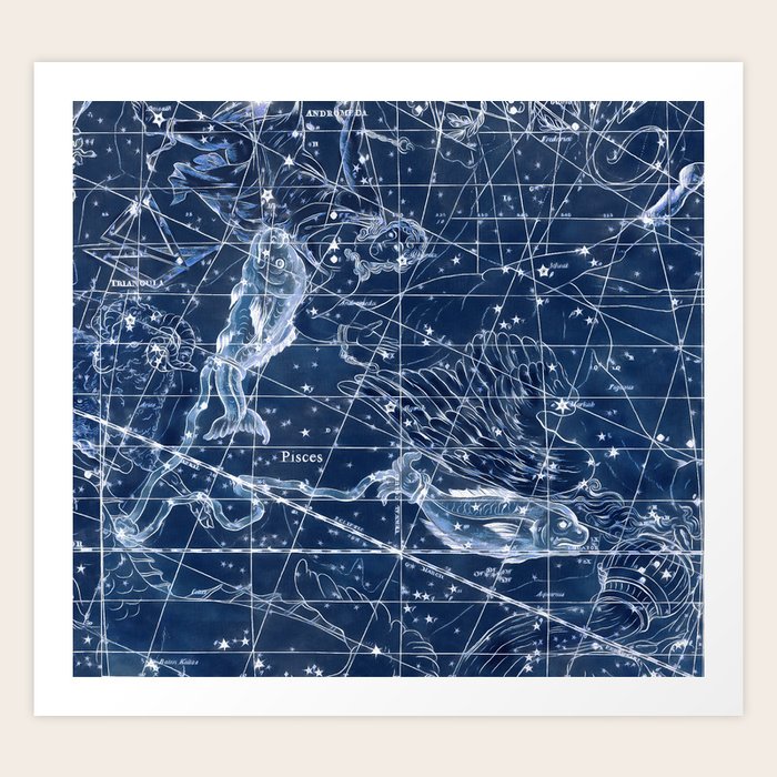 Pisces Constellation Map