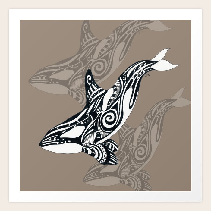 native orca tattoo