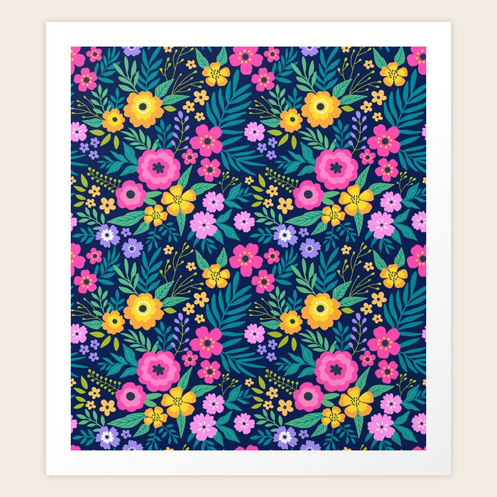 Bright Floral Pattern