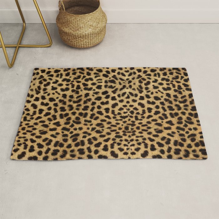 Cheetah Print Rug by Looly Elzayat | Society6