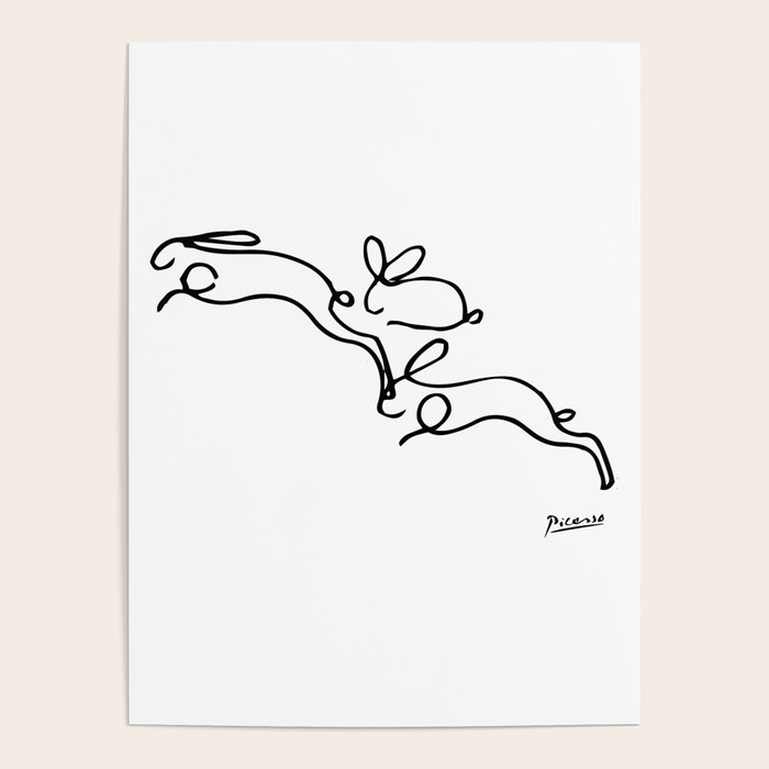 line drawing posters