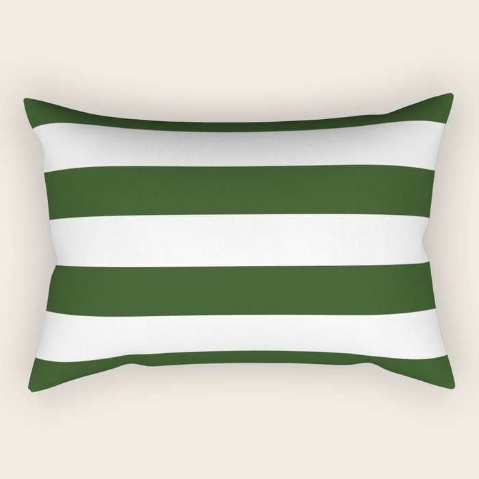 dark green rectangle cushion
