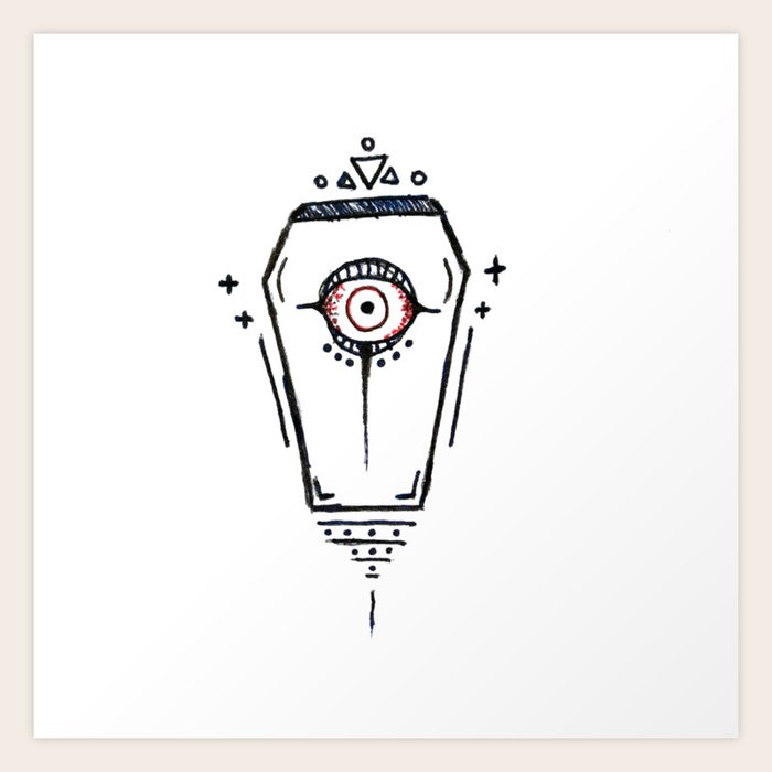 Sigil of Death Art Print by Hyperdontia | Society6