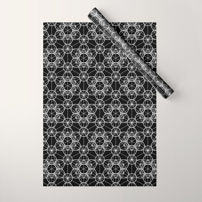 Metatron's Cube II Wrapping Paper by Elfina | Society6