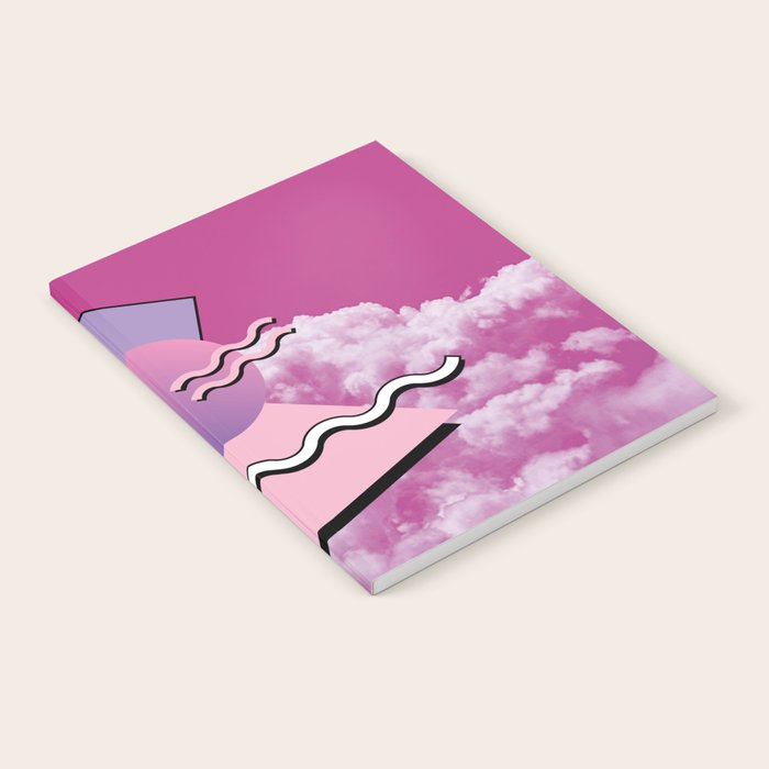 Vaporwave sky 5 / Pink Sky / 80s / 90s / aesthetic Notebook by Studio ...