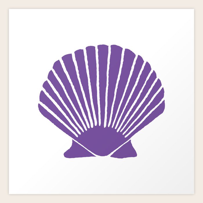 Purple Seashell Clipart