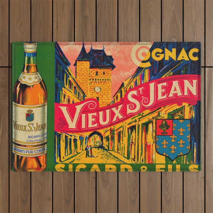 Vintage Vieux St Jean Cognac aperitif alcoholic beverages, Sicard ...