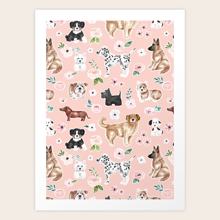 Dog Print Wallpaper For Walls