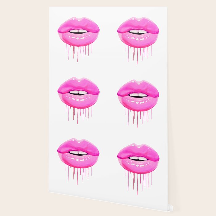 background lips wallpaper