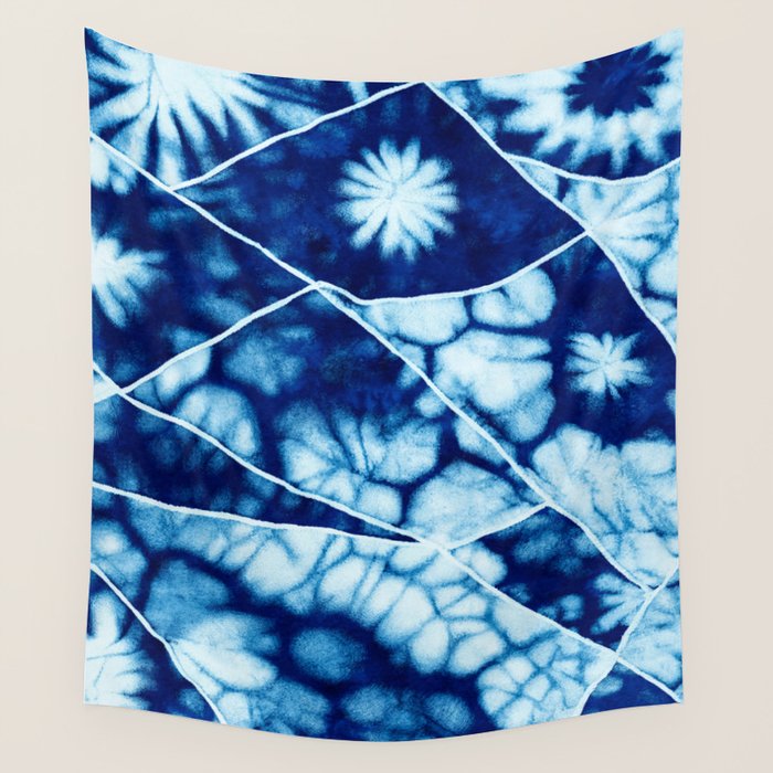 indigo tie dye patterns