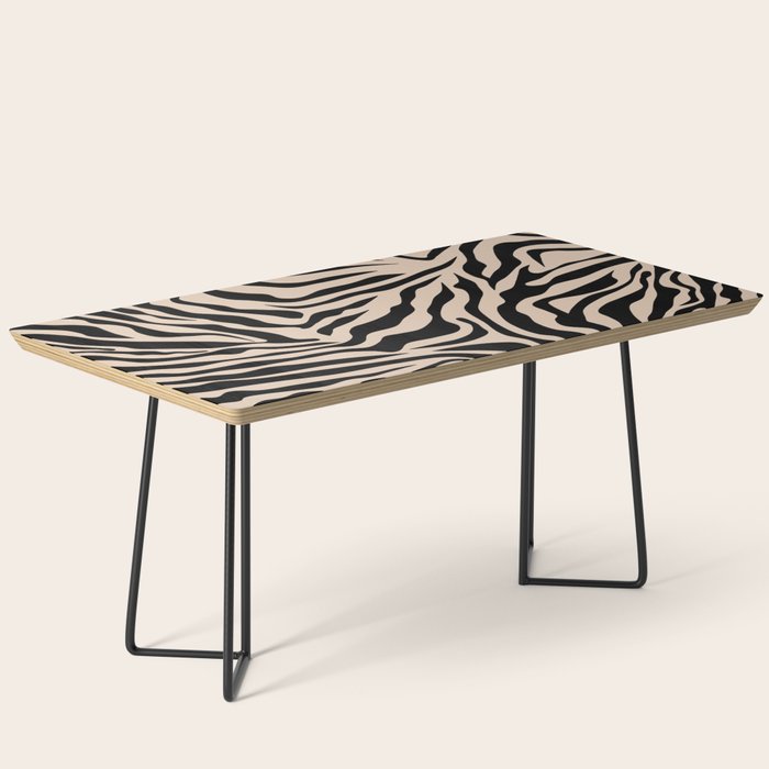 zebra print coffee table