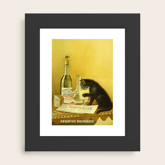 absinthe poster cat